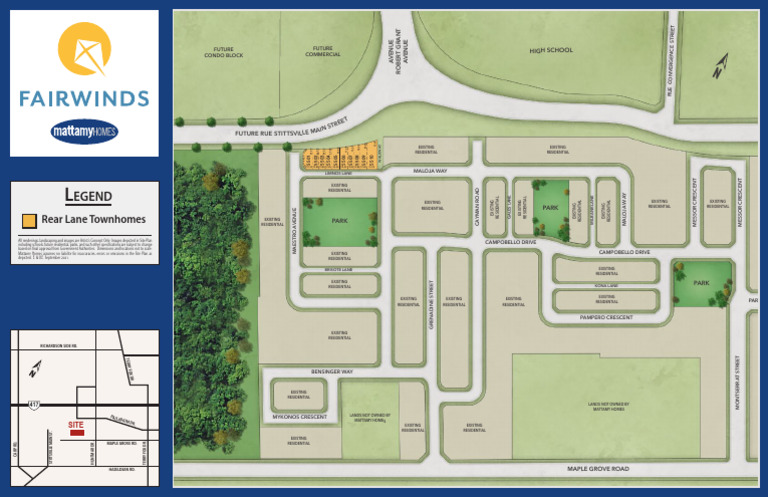 Fairwinds North - Site Map | PDF