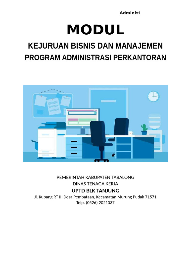 Contoh Cover Modul | PDF