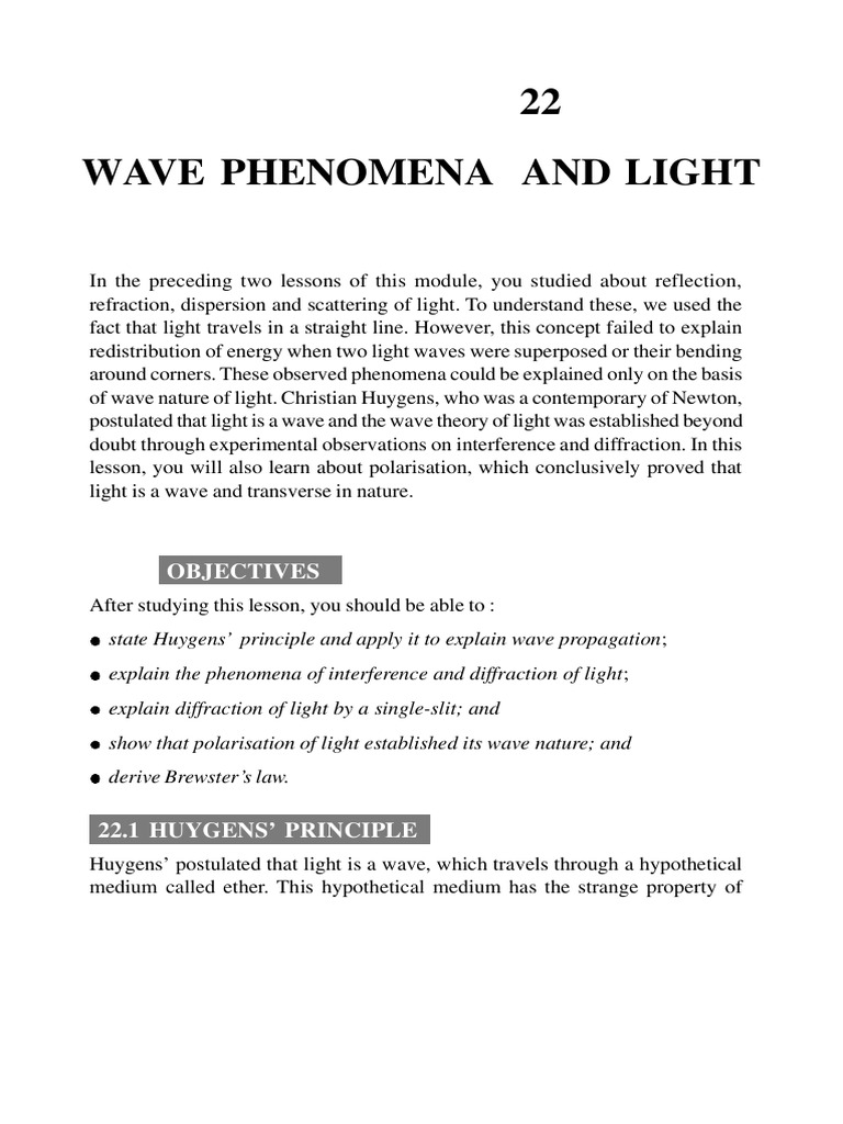 Wave Phenomena | PDF