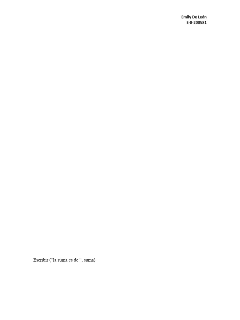 Tarea Mientras | PDF