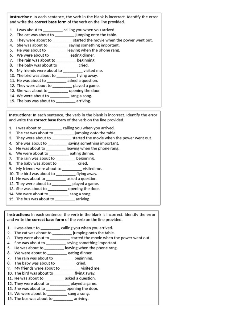 Abm English Was Were About To | PDF