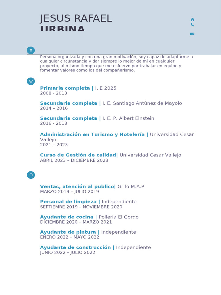 Curriculum Jesus | PDF