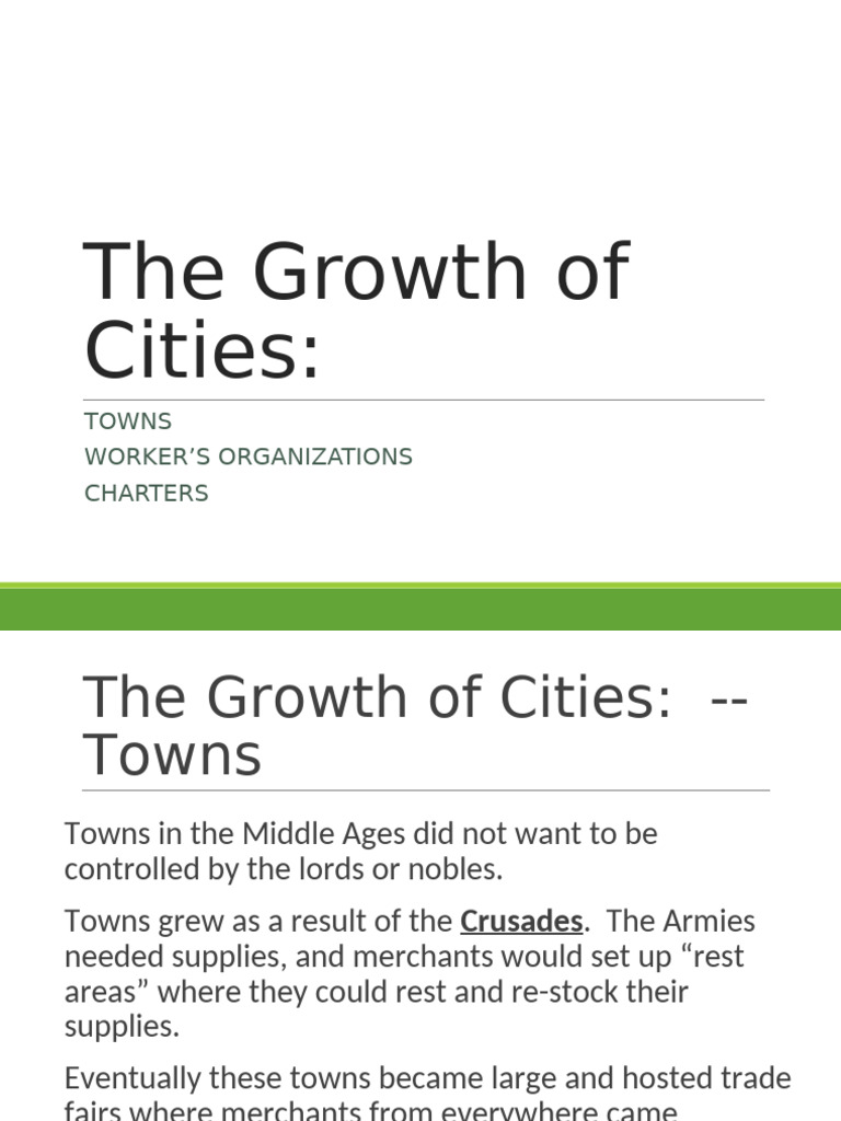 The Growth of Cities | PDF