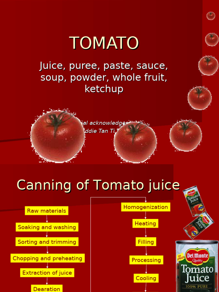 CHAPTER 2 FRUITS AND VEGETABLES-tomato | PDF | Spice | Juice