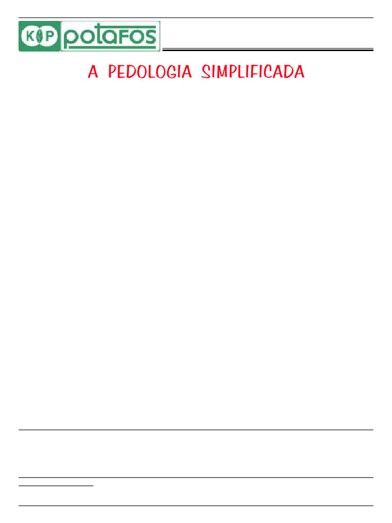Pedologia Simplificada 95838 | PDF | Solo | Argila