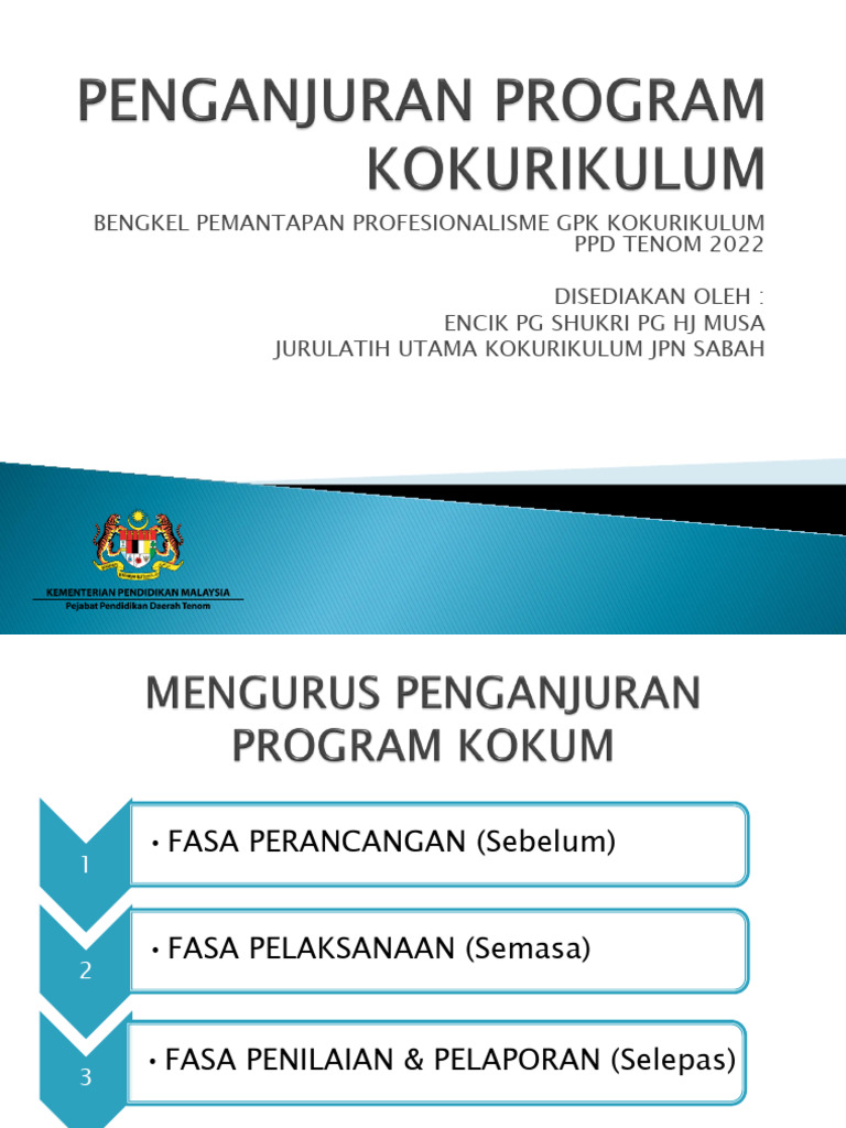 PENGANJURAN PROGRAM KOKURIKULUM | PDF