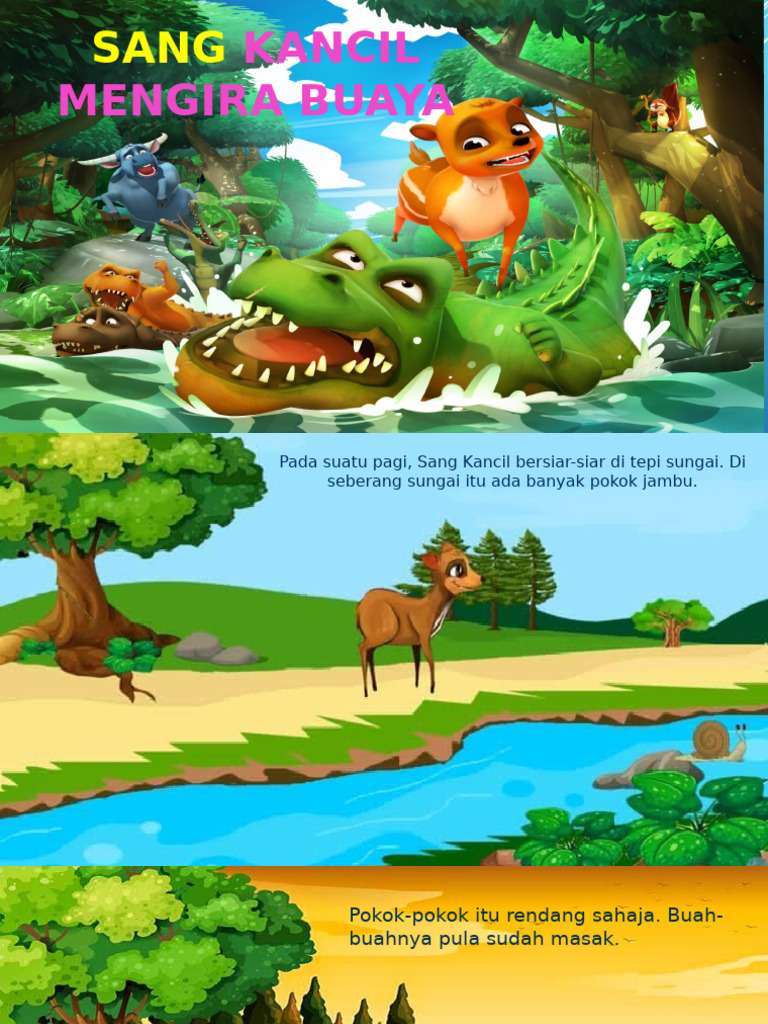 Sang Kancil Dan Buaya | PDF