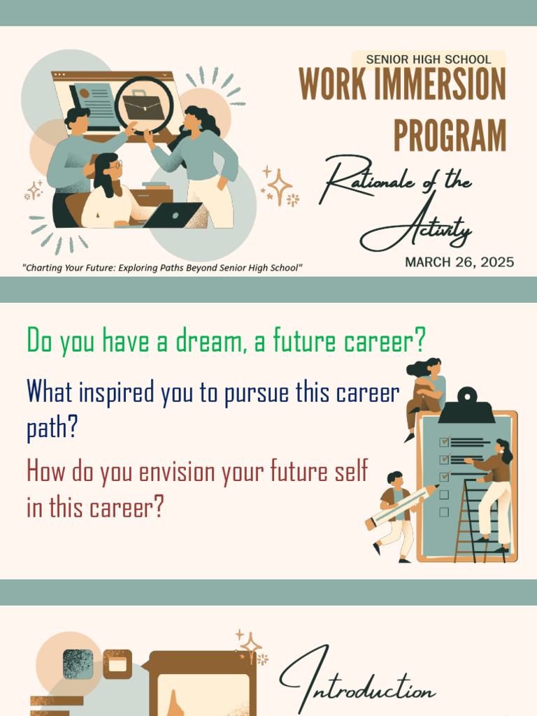 RATIONALE-WORK-IMMERSION-2025 | PDF