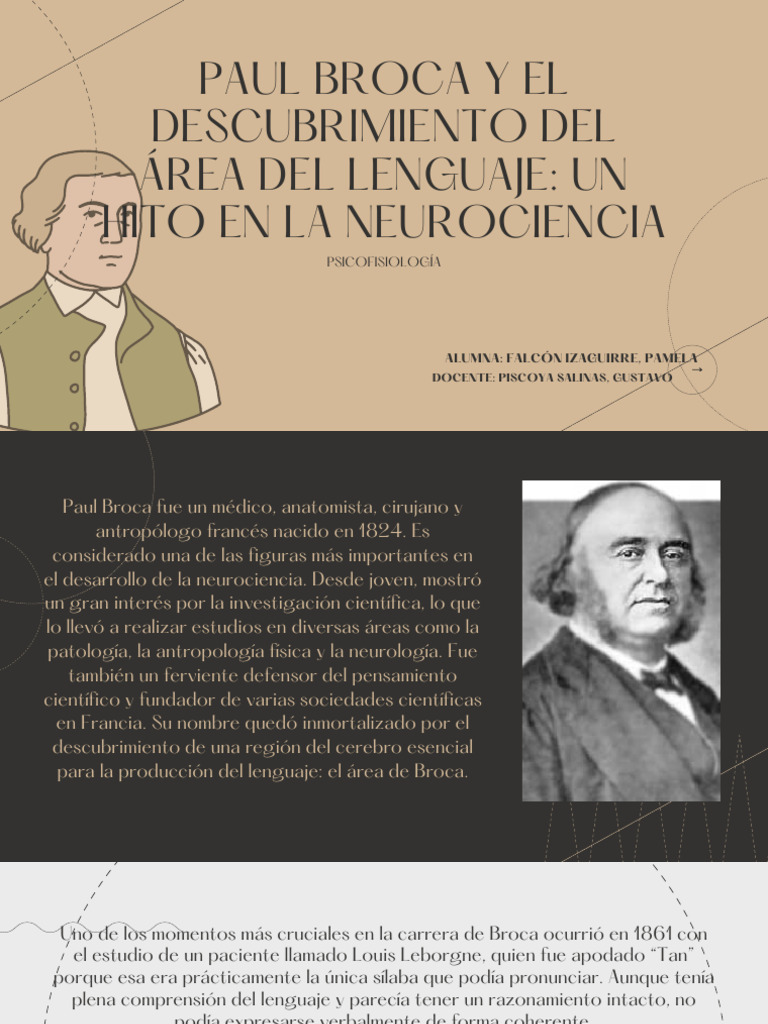 Paul Broca | PDF | Cerebro | Medicina