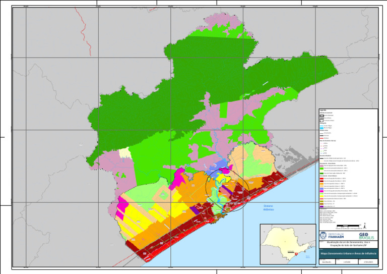 Mapa Zoneamento Urbano Areas Influencia A0 Jan23 | PDF