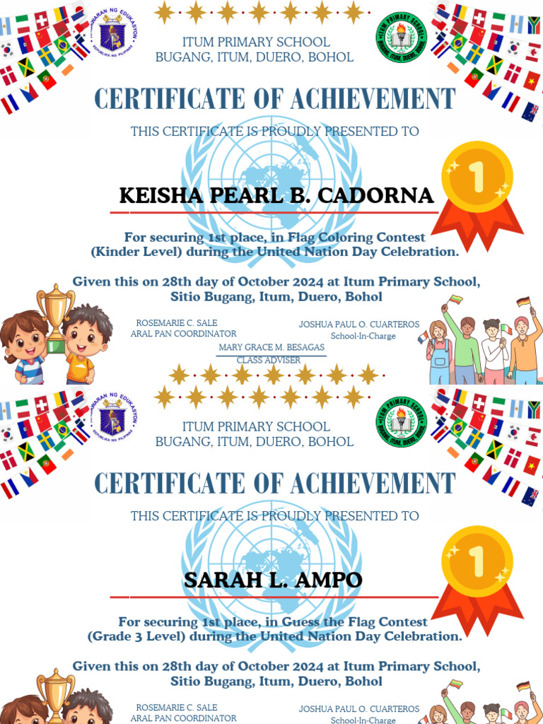 UN Certificates PDF | PDF