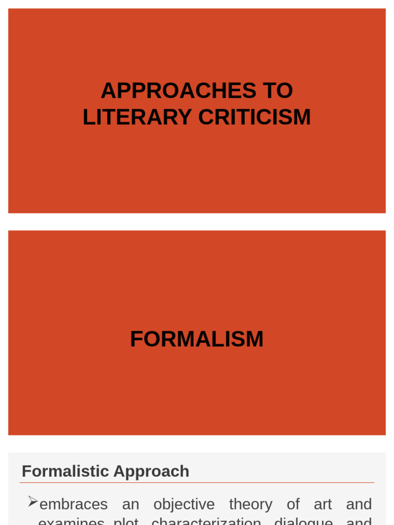 Formalism & Feminism | PDF