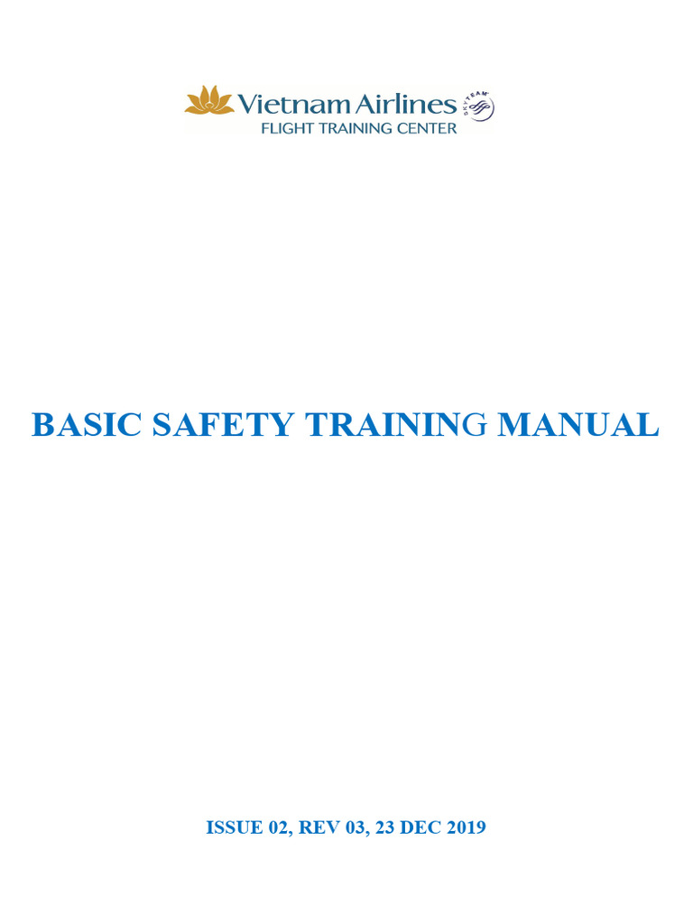 Basic Safety Training Manual Rev 03 - 2019 | PDF | Air Traffic Control | Flight Attendant