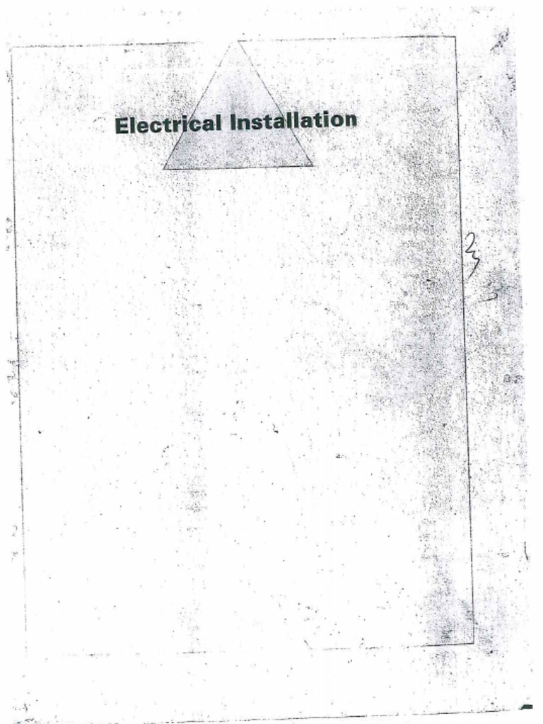 Electrical Installation Notes Class A1 Oral Interview | PDF
