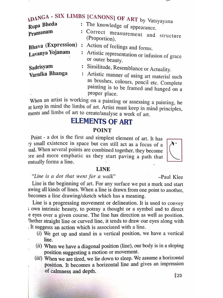 Elements & Principles of Art.. | PDF