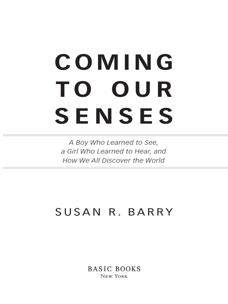 Coming To Our Senses Companion | PDF | Illusion | Hachette Book Group