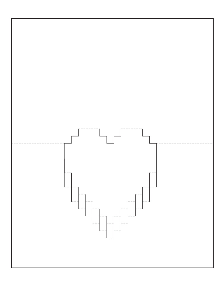 Pixel Heart Paper Circuit | PDF