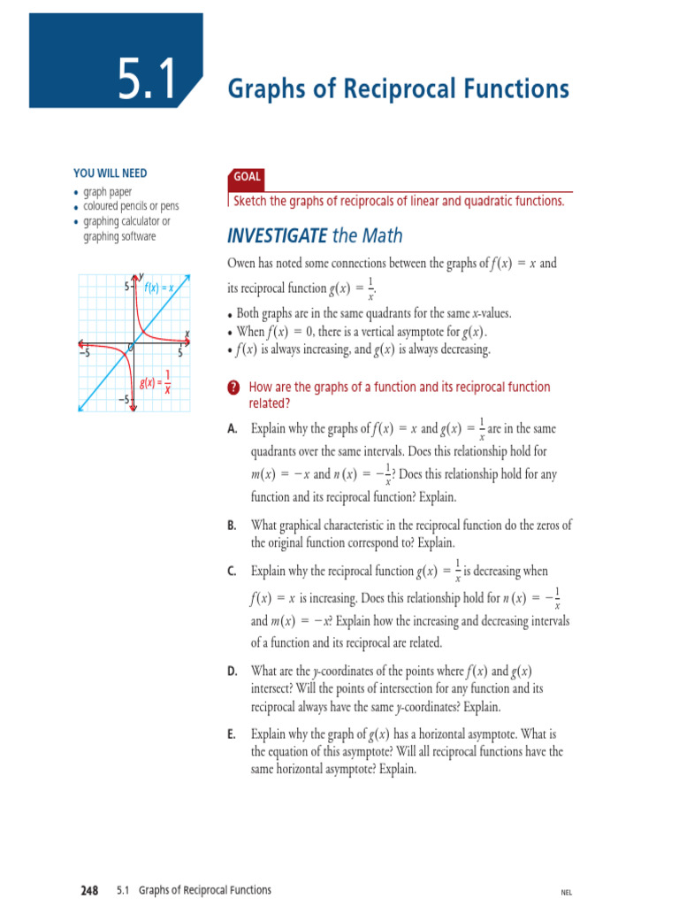 MHF - Rational Functions Investigation (Full) | PDF | Function ...