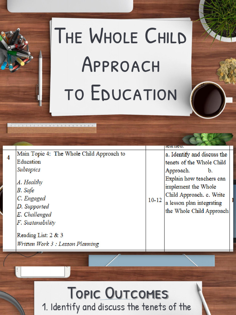 Chapter IV The Whole CHild Approach To Education | PDF