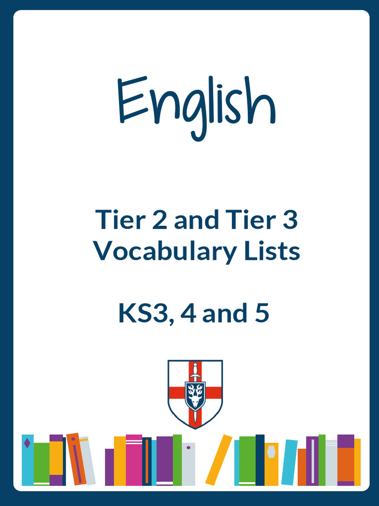 English Tier 2 and Tier 3 Vocabulary Lists | PDF | Poetry | Metaphor