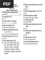 Class 3 Drawing Examination Paper | PDF