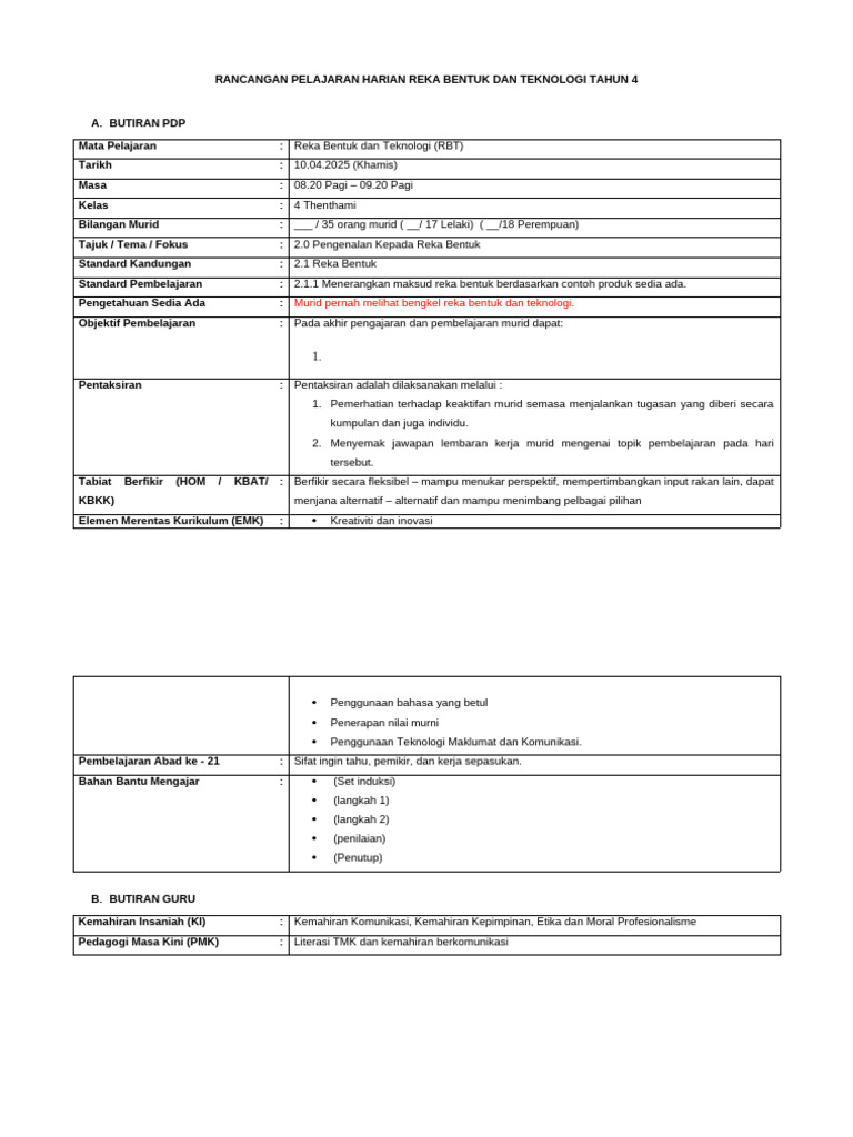 RPH RBT Y4t (10.4) M7 | PDF