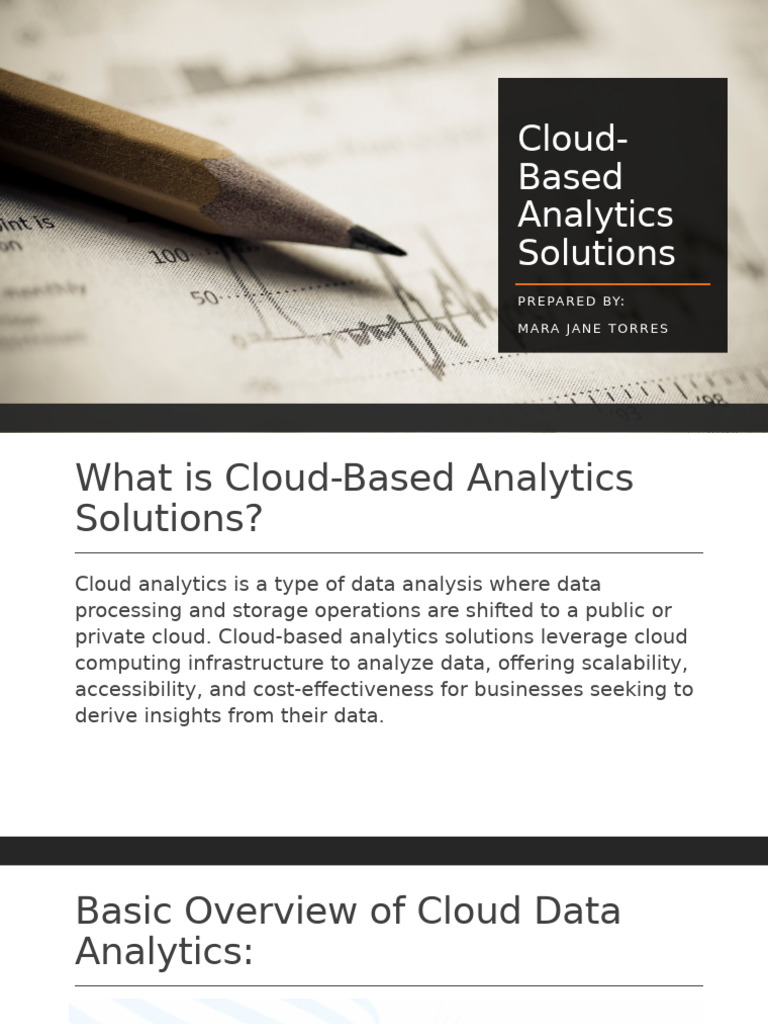 Cloud Based Analytics Solutions Pdf