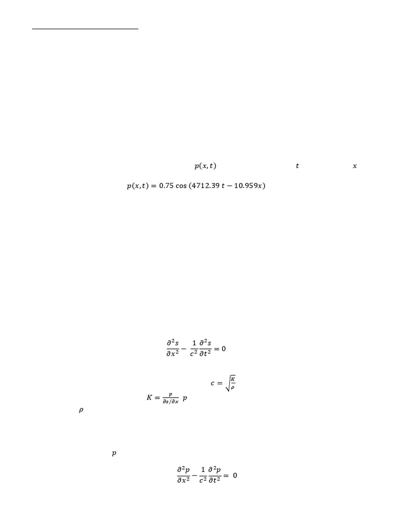 2425 T2 Thermofluids and Acoustics Assignment | PDF | Waves | Sound