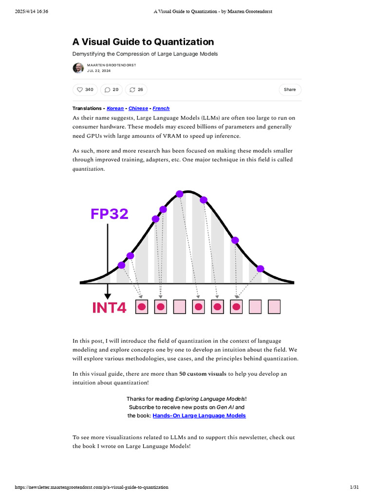 A Visual Guide To Quantization - by Maarten Grootendorst | PDF | Integer (Computer Science ...