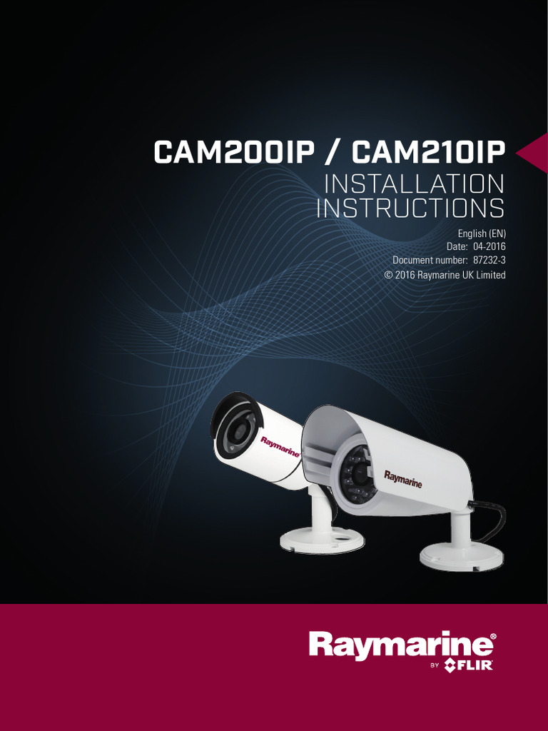 Raymarine Cam210 Ip Marine Camera Installation Instructions | PDF | Electricity | Electrical ...