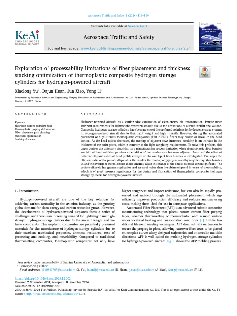 Exploration of Processability Limitations of Fiber Placement - 2024 ...
