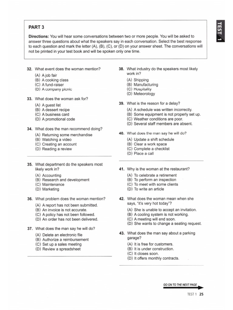Part 3 - Test 1 - Ets 2025 | PDF