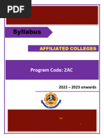 Madras University BCA Syllabus 2024 | PDF | Computer Programming | Computing