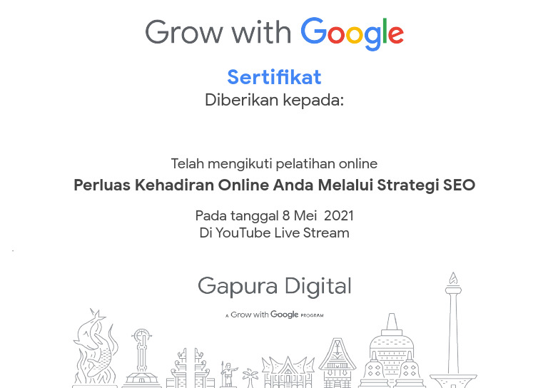 sertifikat Google | PDF