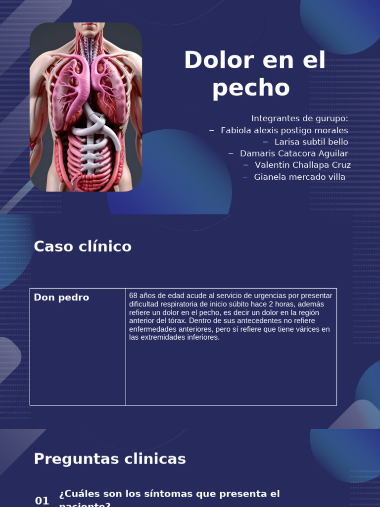 Dolor de Pecho-1actua | PDF | Tórax | Corazón