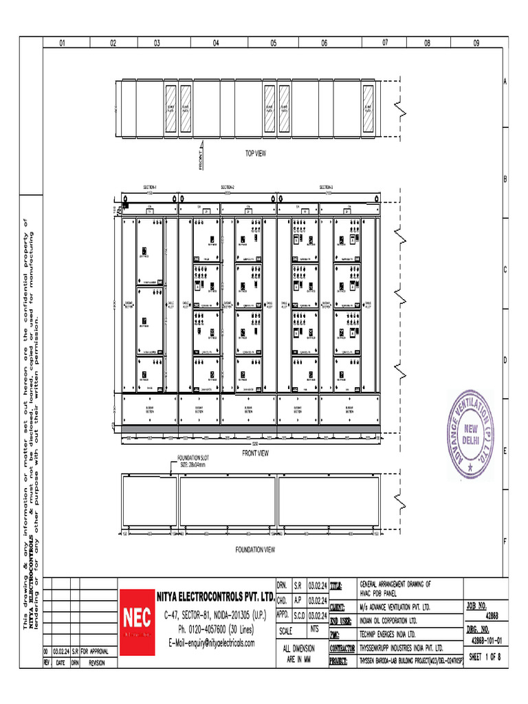 TKIS PROJECT (Lab Building) STAMPED DRAWING (2) | PDF