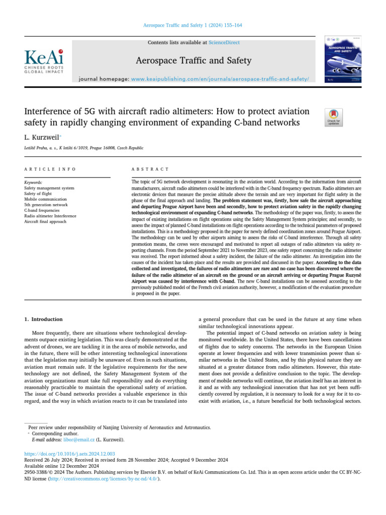 5G Interference with Aircraft Altimeters | PDF | Federal Aviation ...