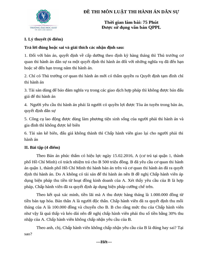 Đề Ktra Gk THADS | PDF