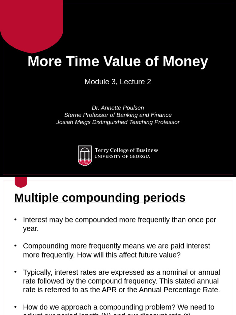 Understanding Compounding Interest and Cash Flows | PDF | Time Value Of ...