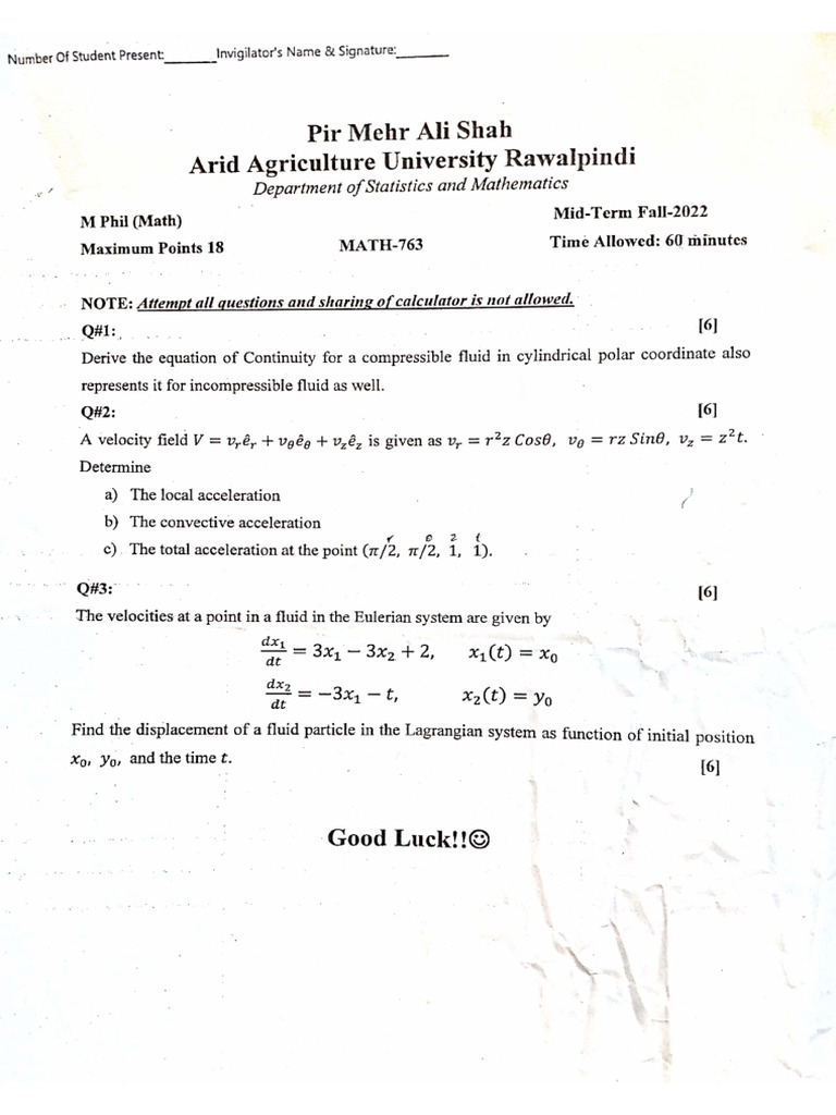 Past Papers | PDF