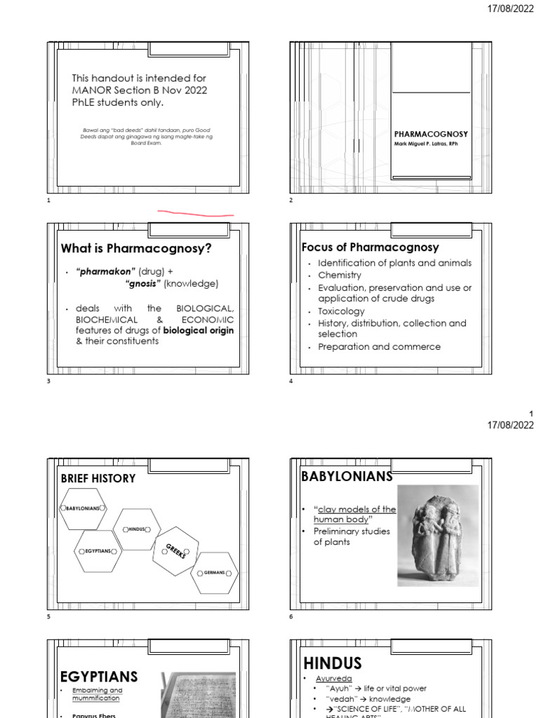 Module 2 Pharmacognosy - BW | PDF | Starch | Polysaccharide