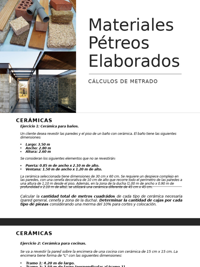Tema #4 - Mat. Petreos Elaborados - Prácticas | PDF