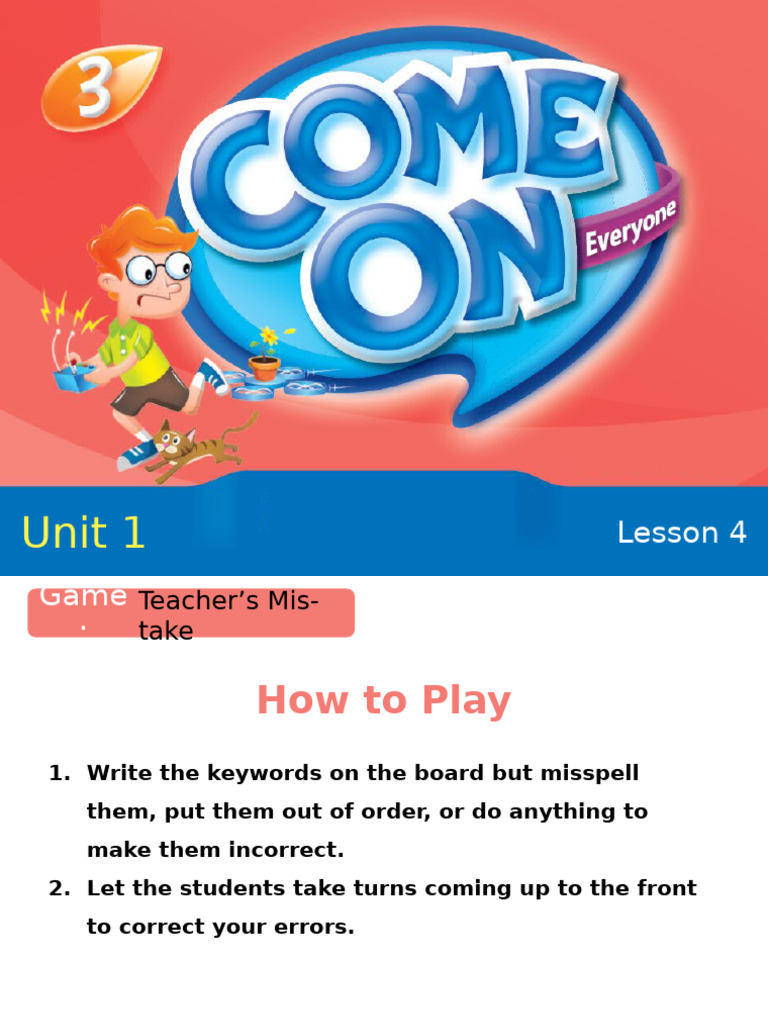 Fun Classroom Games for Teaching Vocabulary | PDF
