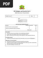Eduqas GCSE RE Paper 1 Overview | PDF