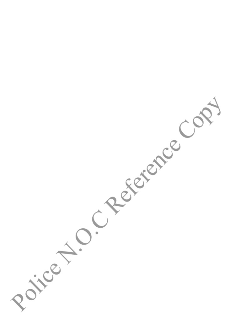 Police Reference | PDF