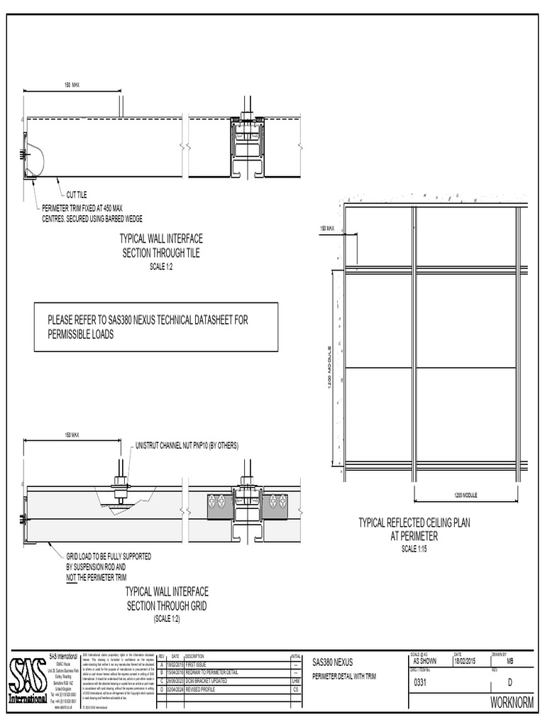 03 0331 D Sas380 Nexus - Perimeter Detail With Trim | PDF | Copyright ...