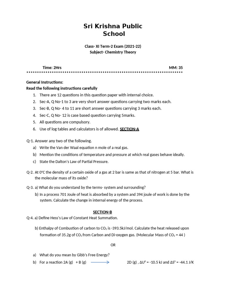 Chemistry | PDF | Gases | Chemical Reactions
