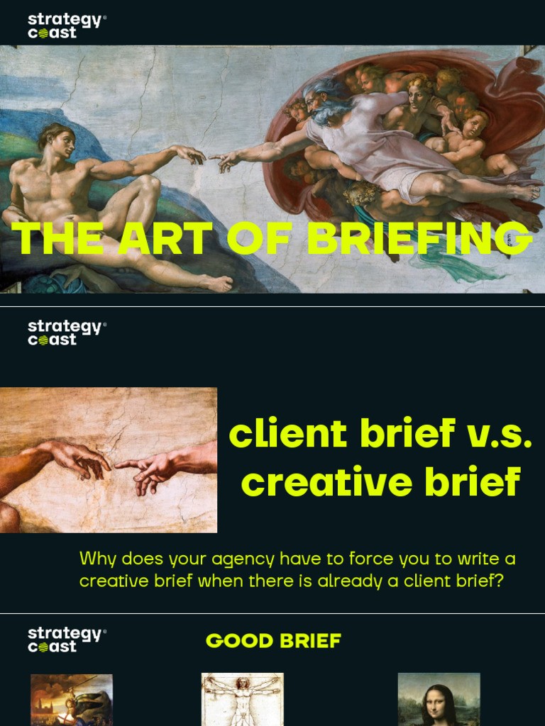 Art of briefing HANDOUT | PDF