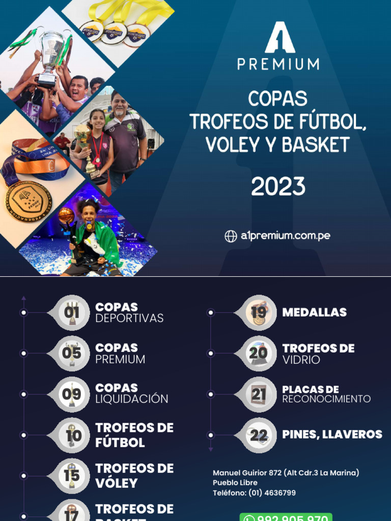 TROFEOS COPAS-FÚTBOL-VOLEY-BASKET CP A1 PREMIUM | PDF | Reglas y regulaciones deportivas ...