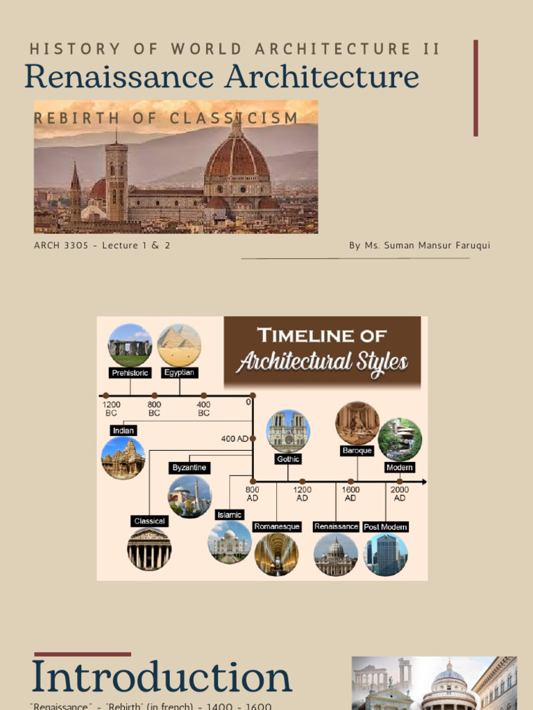 Renaissance Arches in Architecture | PDF | Dome | Renaissance
